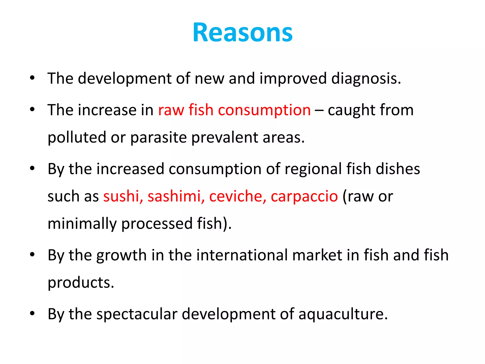 Fish borne parasitic zoonoses | PPTX