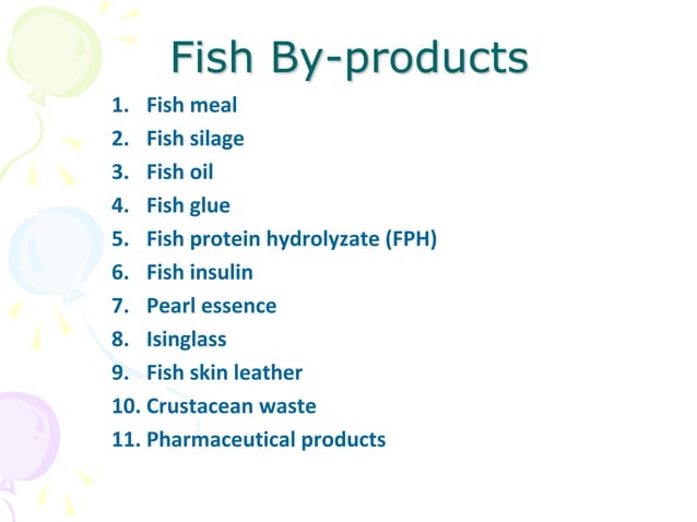 Fish By-products | PPTX