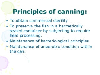 Fish canning | PPTX