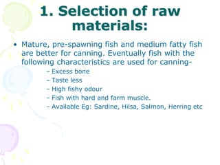 Fish canning | PPTX