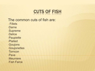 Fish cookery | PPTX