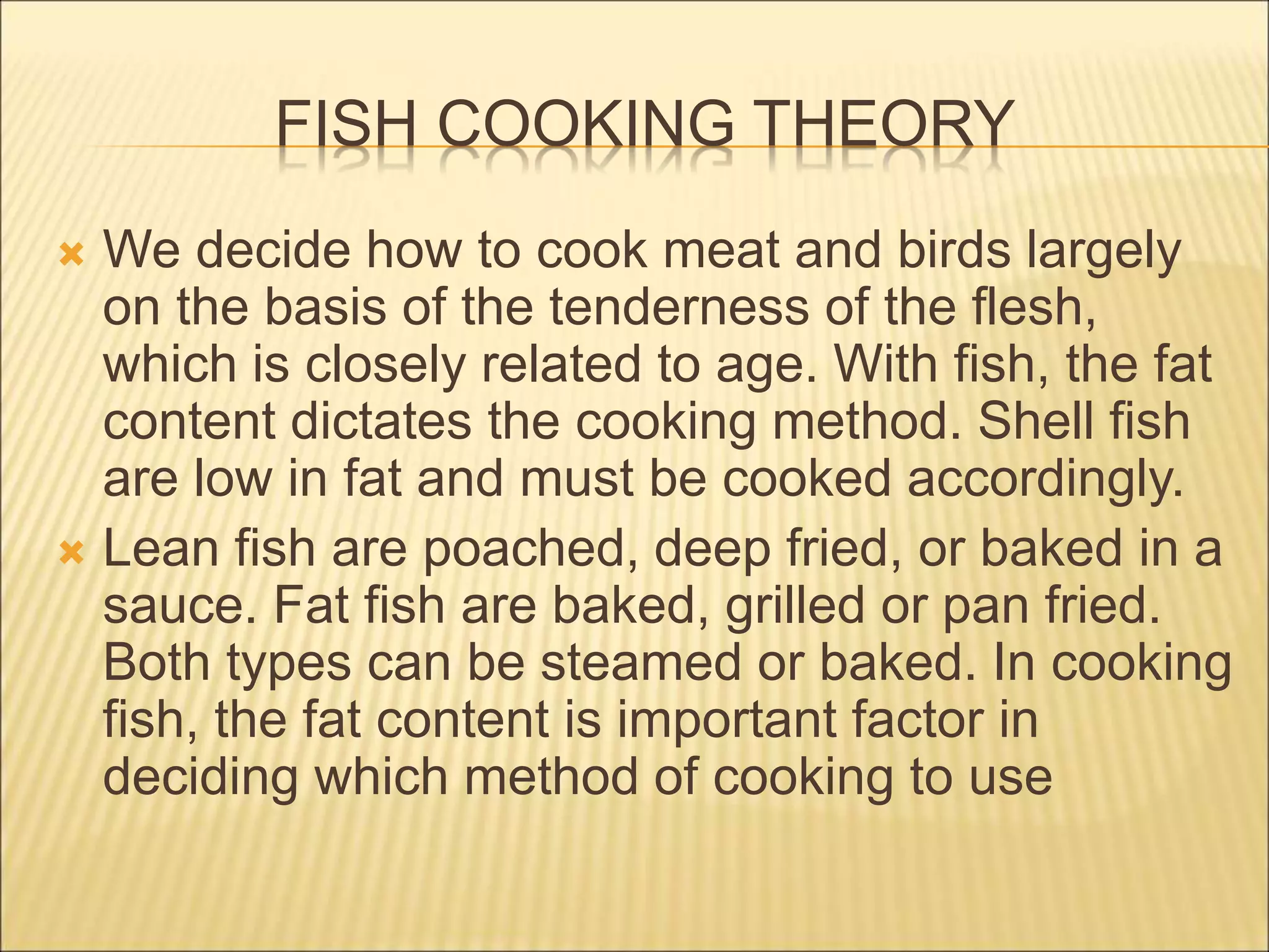 Fish cookery | PPT