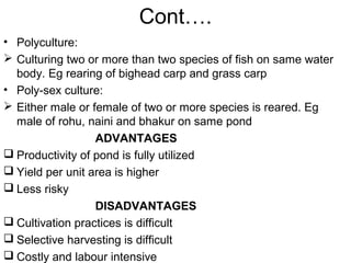 Fish culture system | PPT