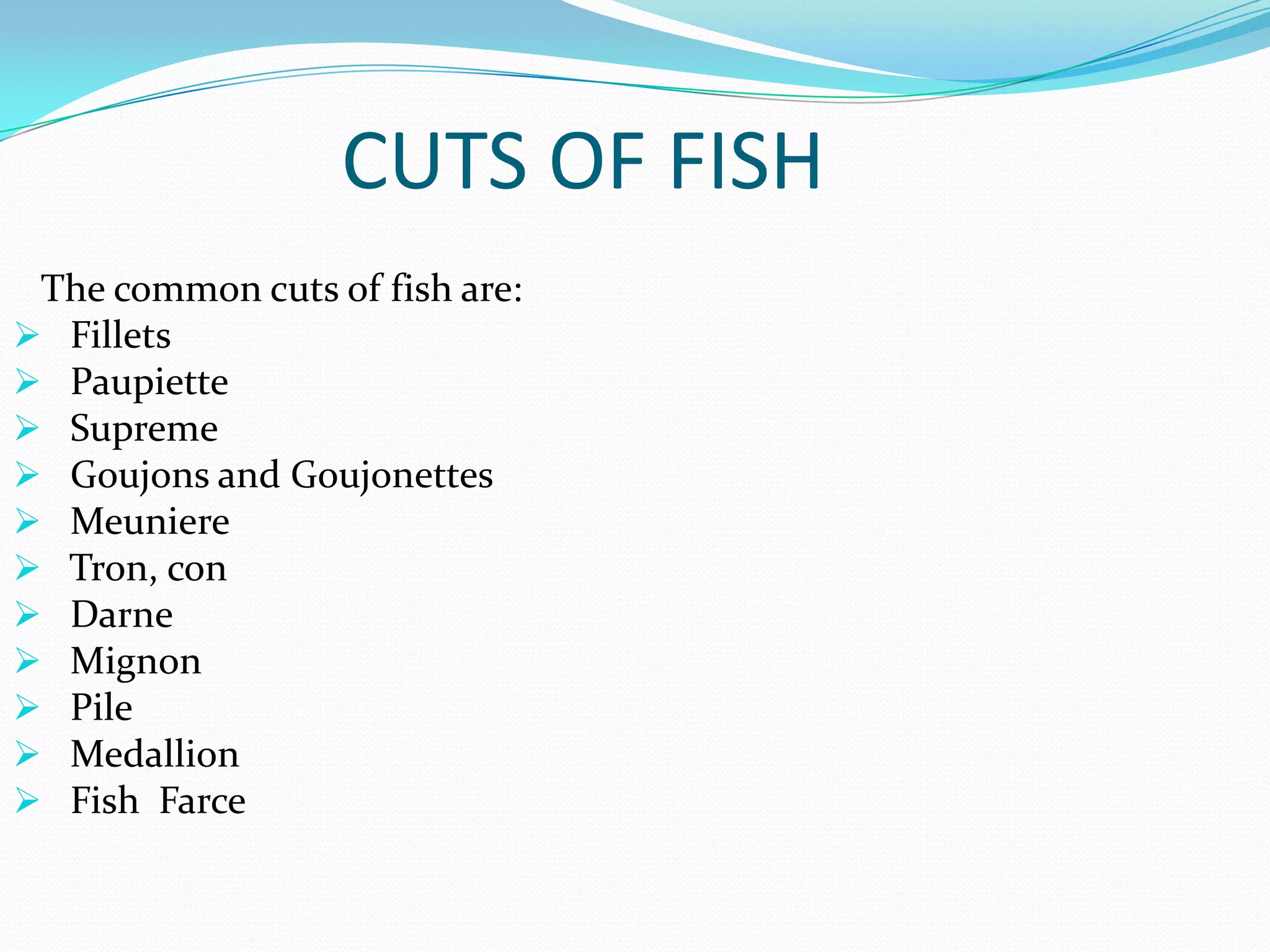 Fish cuts | PPTX