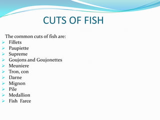 Fish cuts | PPTX