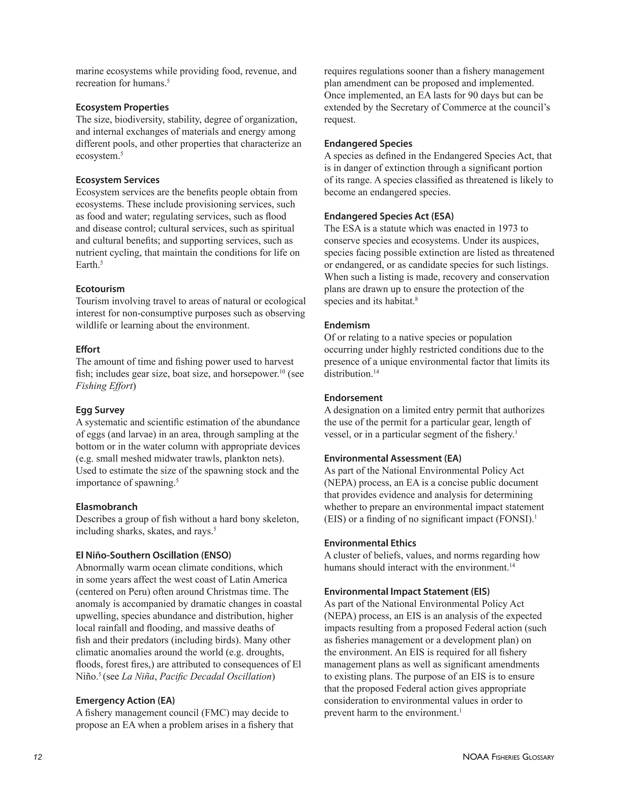 FISH DICTIONARY (GLOSSARY) | PDF