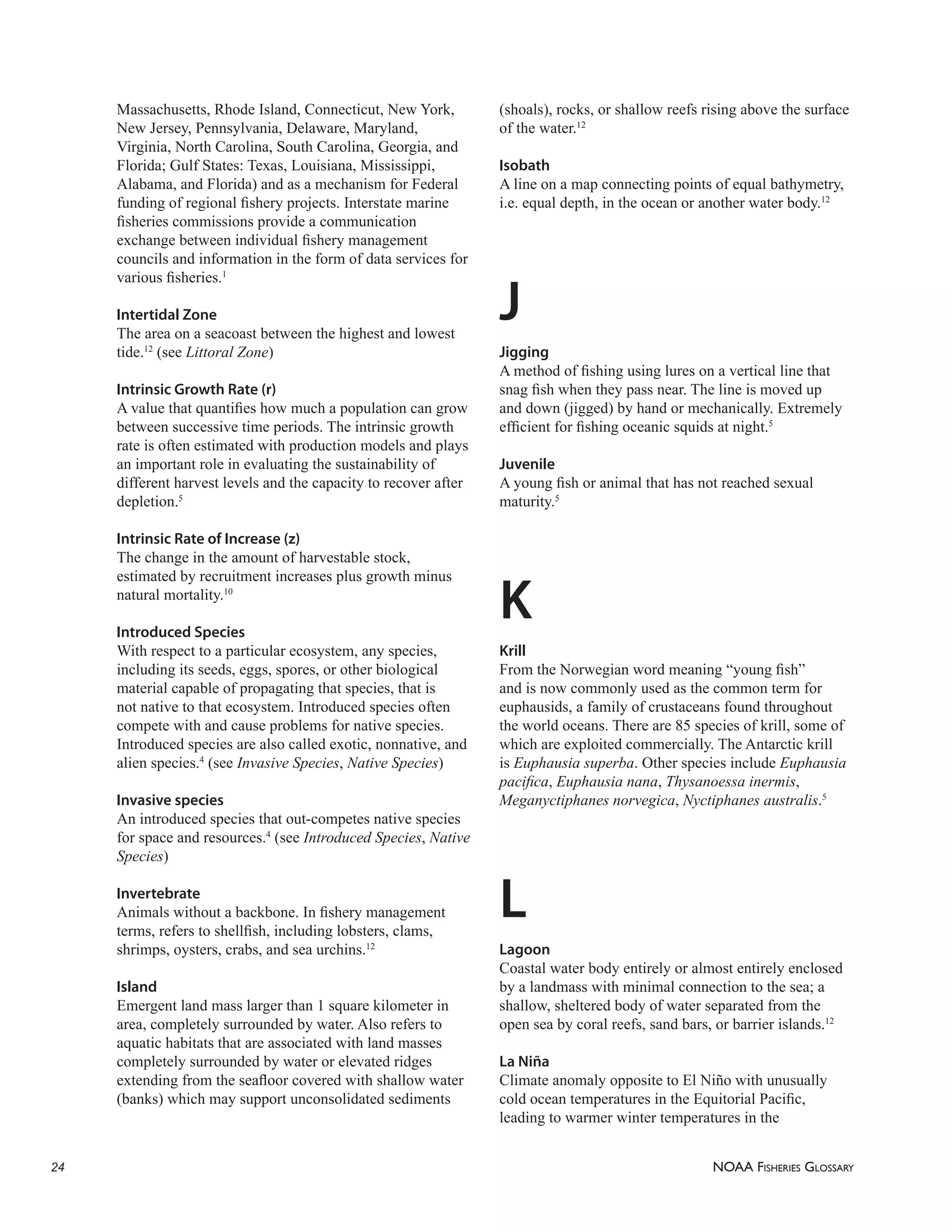 FISH DICTIONARY (GLOSSARY) | PDF