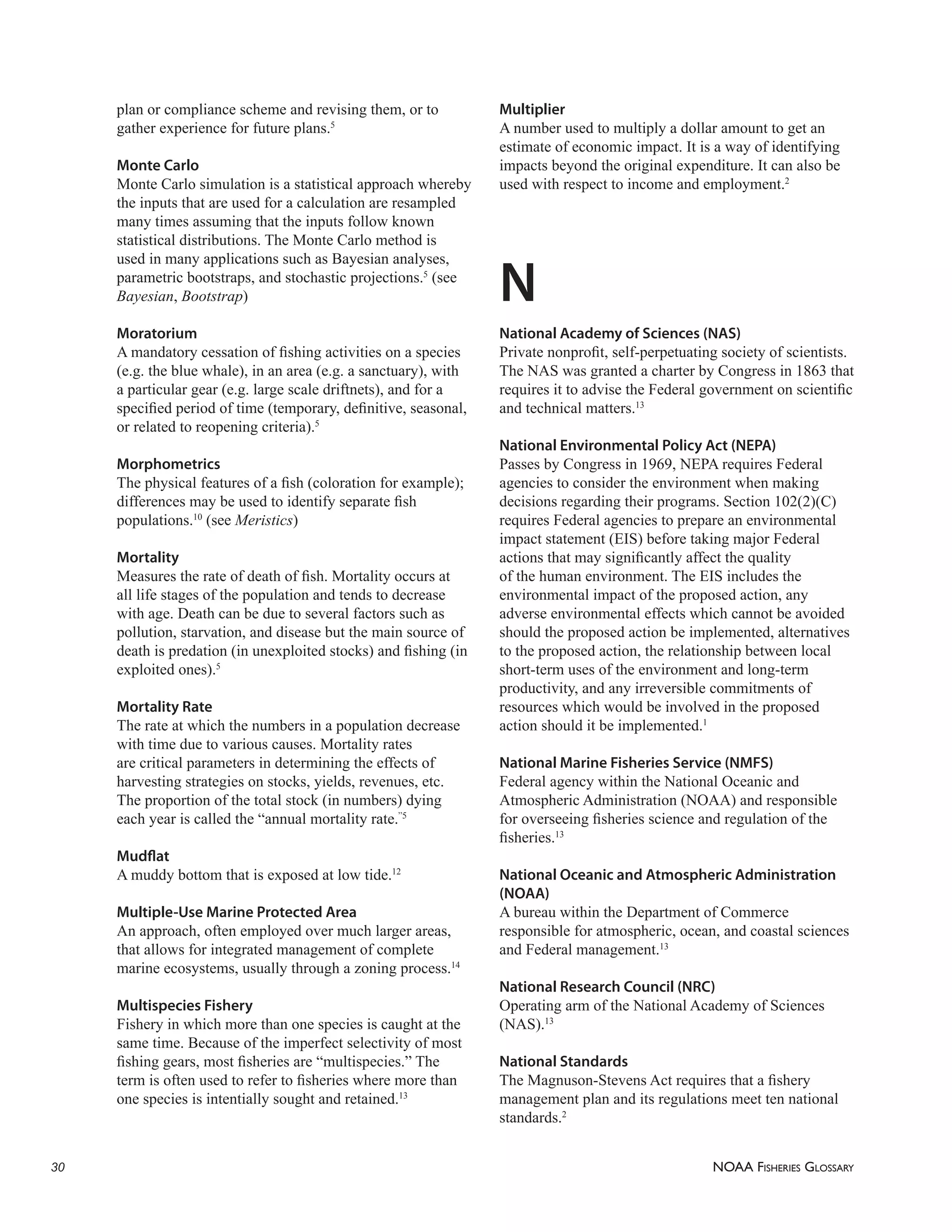 FISH DICTIONARY (GLOSSARY) | PDF