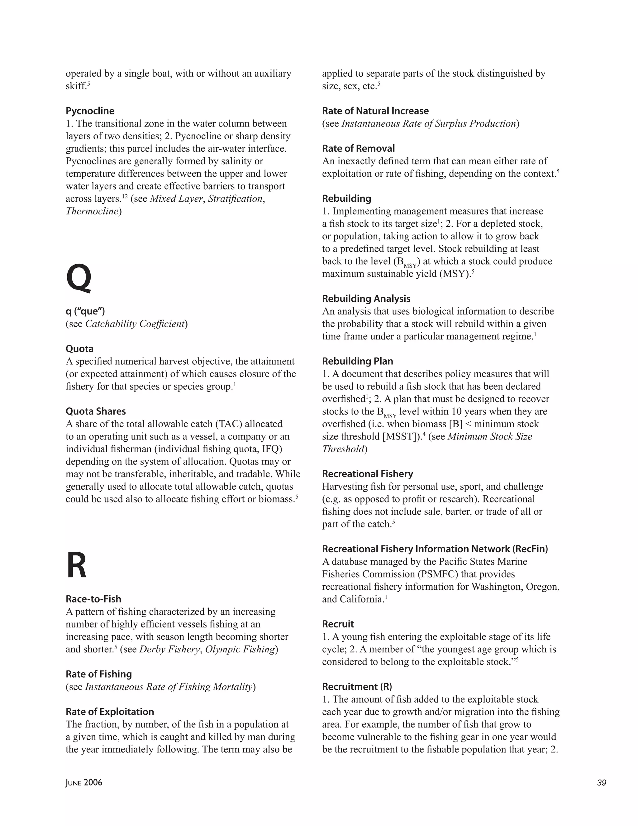 FISH DICTIONARY (GLOSSARY) | PDF