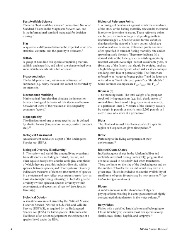 Fish Dictionary (Glossary) A TO Z | PDF