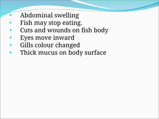 Fish disease and Control by student of B.Sc.ppt
