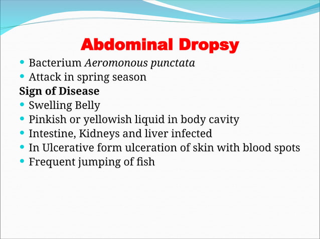 Fish disease and Control by student of B.Sc.ppt