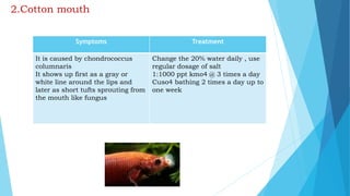 fish disease and treatment | PPTX