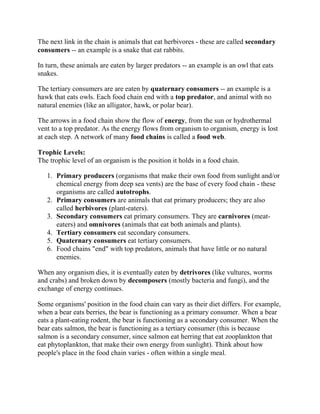 fish ecology and feed chain in aquatic enviroment | PDF