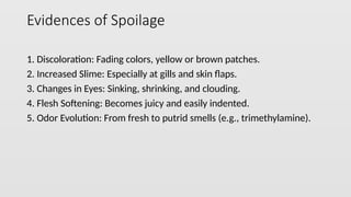Spoilage and contamination of EGG, POULTRY & FISH | PPTX