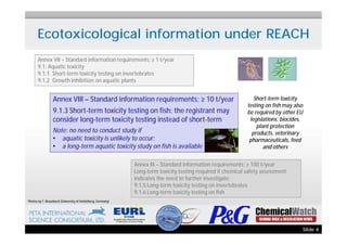 Fish Embryo Webinar on toxicity and teratogenicity | PDF