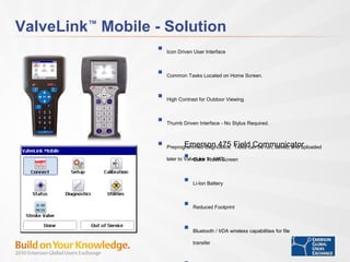 Fisher FIELDVUE Instrument ValveLink Mobile Update | PPT