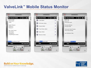 Fisher FIELDVUE Instrument ValveLink Mobile Update | PPT
