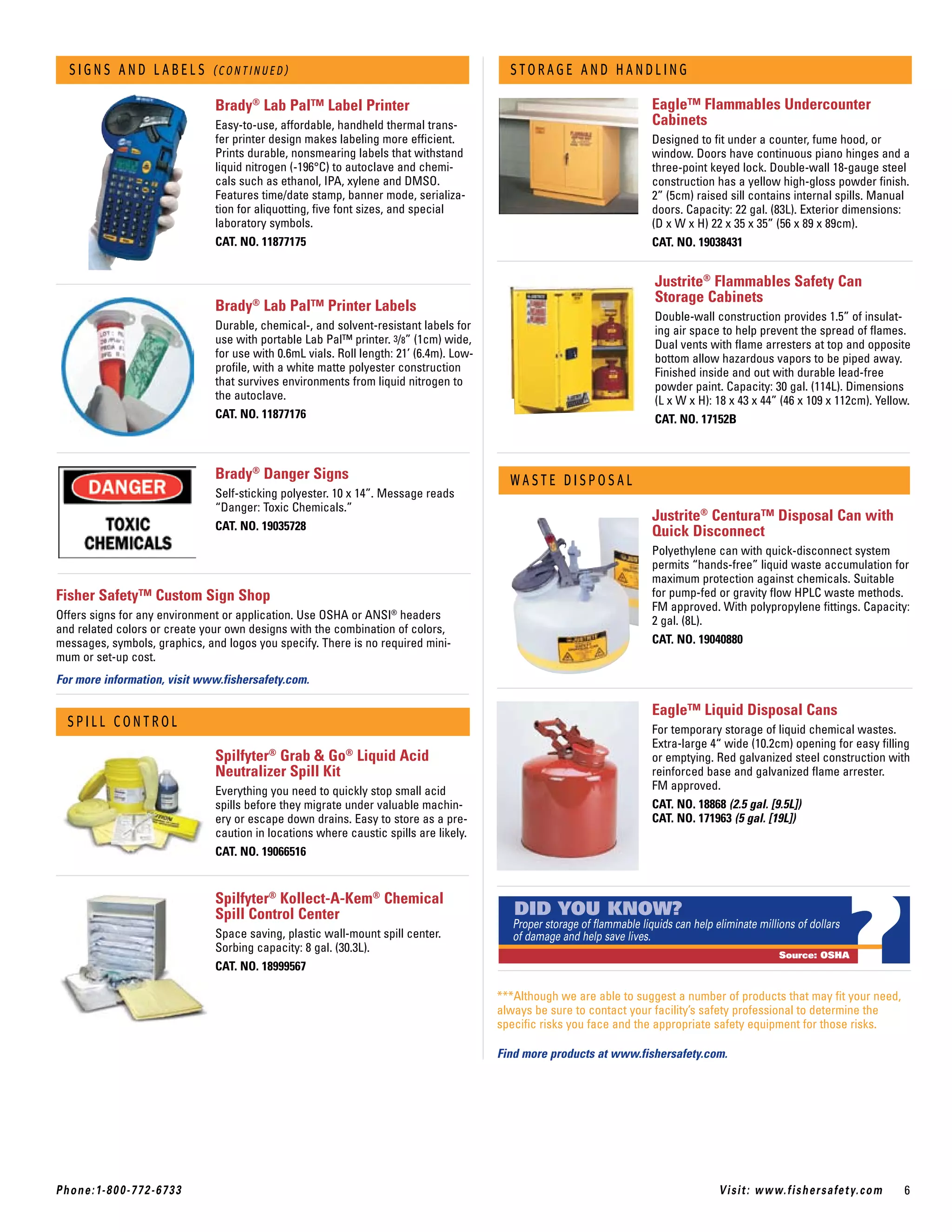 Fisher laboratory-hazards-safety-guide | PDF