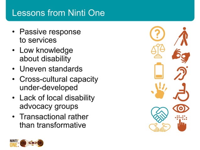 Improving the positive impact of disability services on the lives of ...