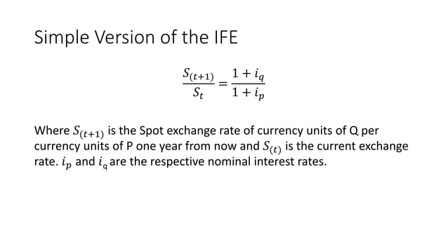 Fisher effect Simple Example | PDF