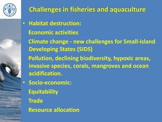 Fisheries, food security and our commitments on oceans and seas | PPTX