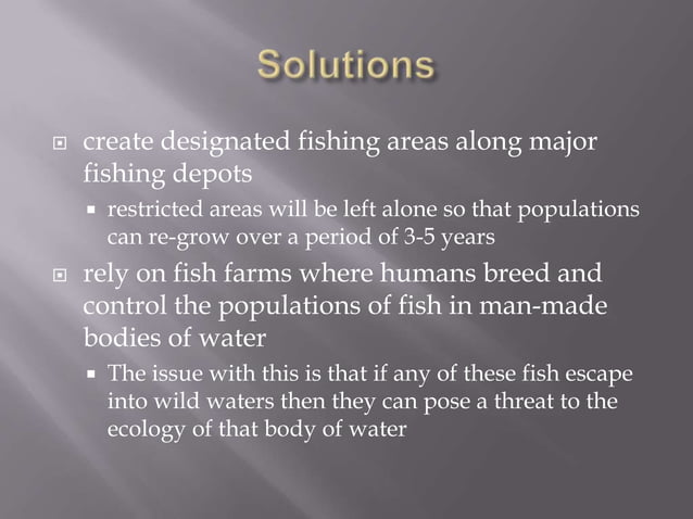 Fisheries depletion | PPTX | Fishing Sports | Sports