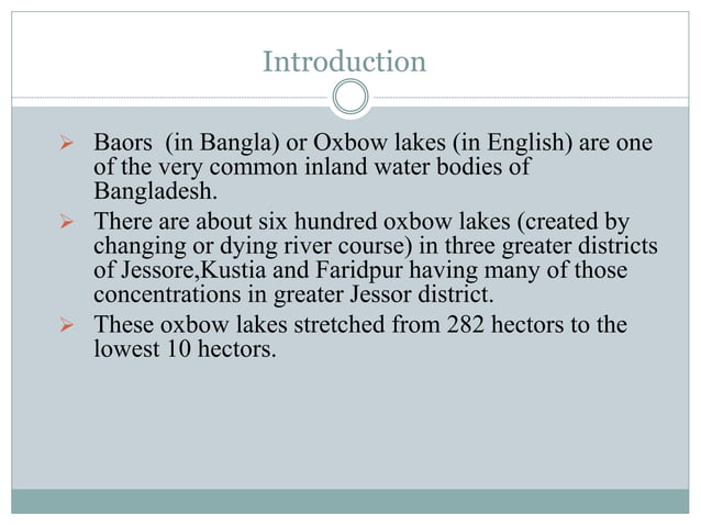 Fisheries management of baor | PPT