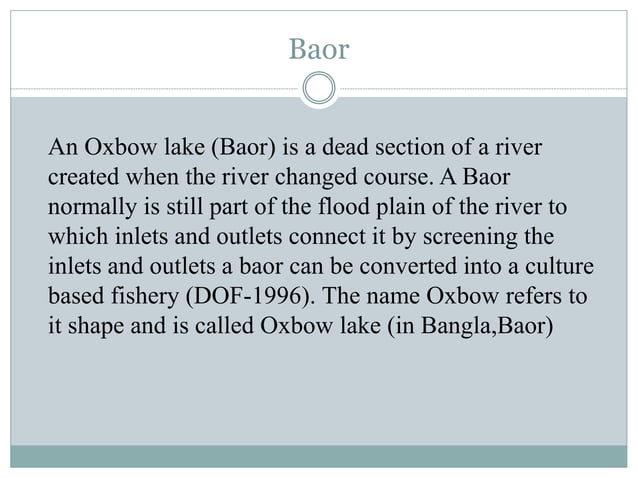 Fisheries management of baor | PPT