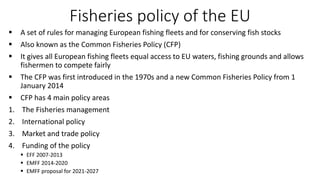 Fisheries policy of the EU | PPT