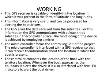 Fishermen alert system using gps | PPTX | Fishing Sports | Sports