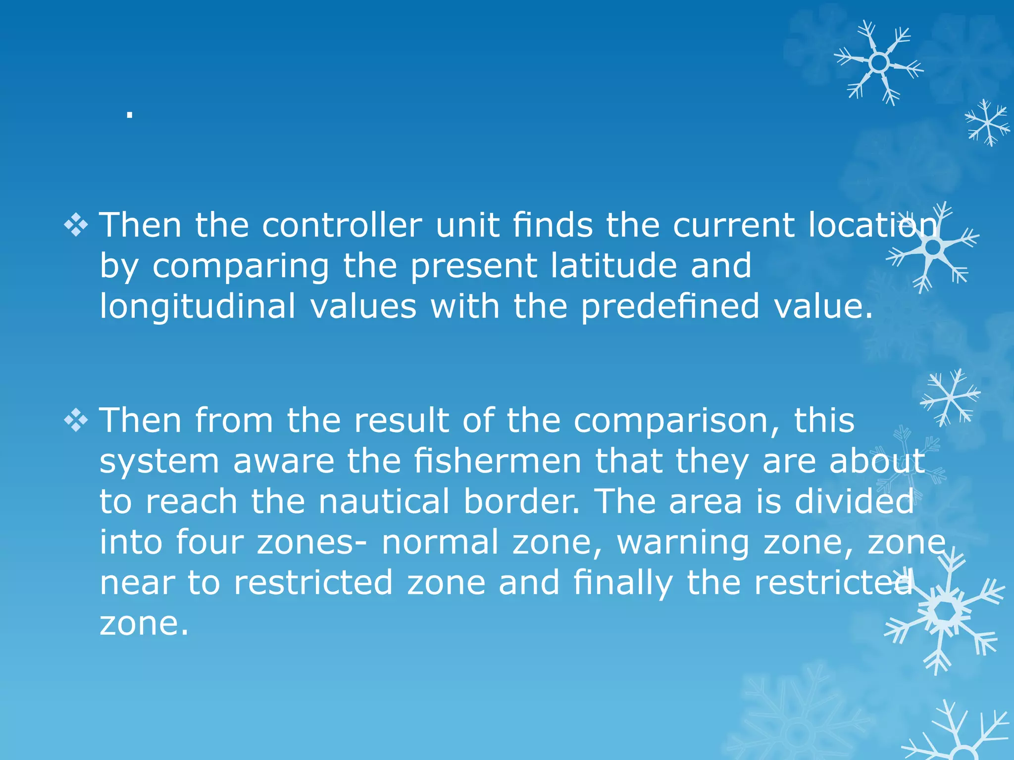 Fishermen nautical border alert system ppt25 | PPTX