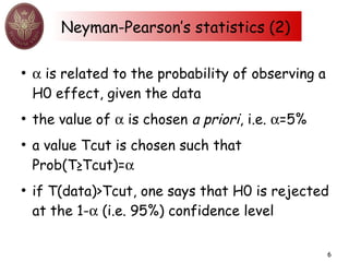 Fisher, neyman pearson and beyond | PPT