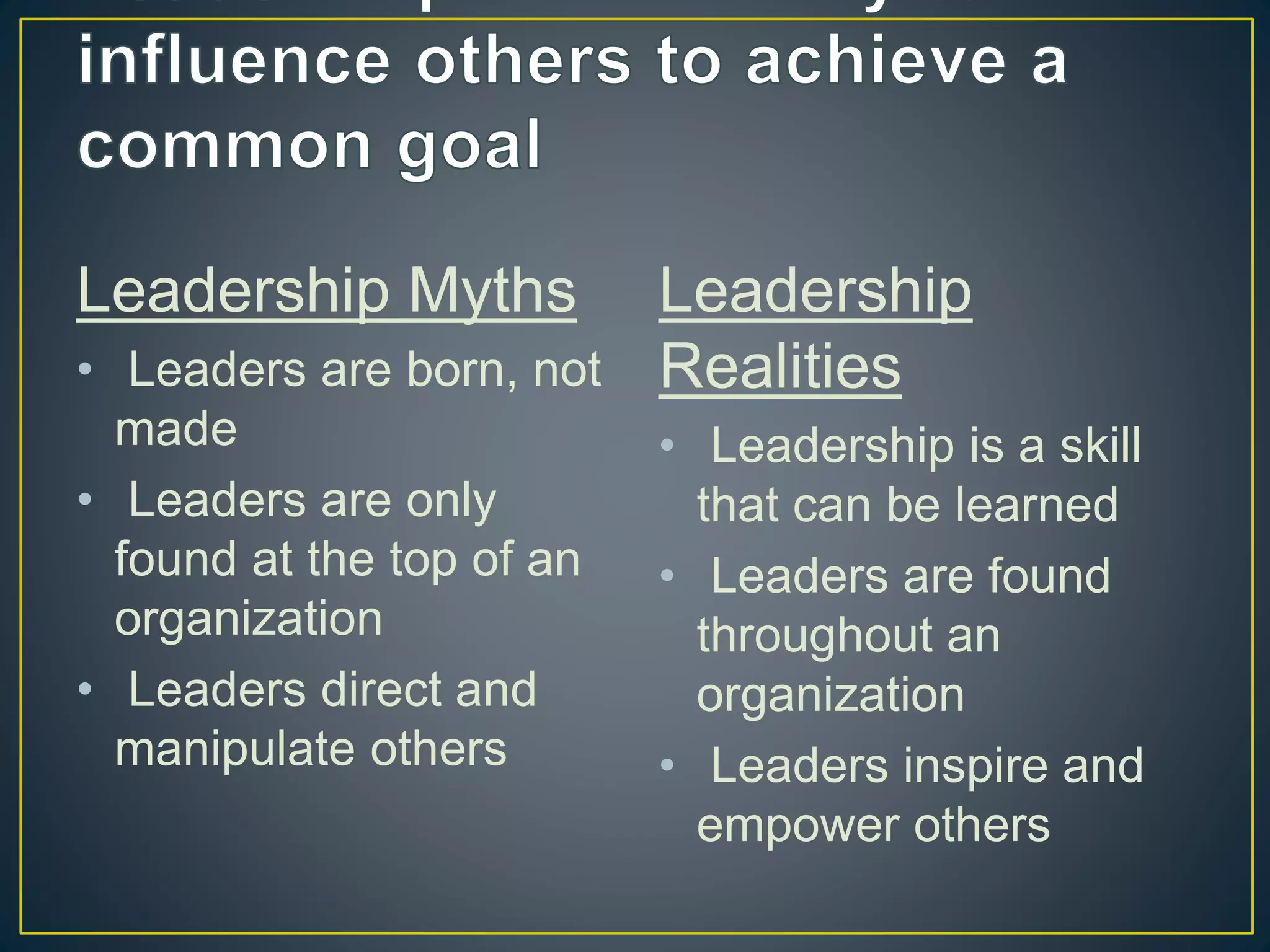 nursing leadership vision | PPTX