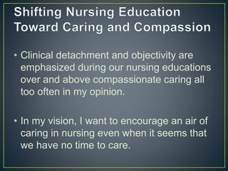 nursing leadership vision | PPTX