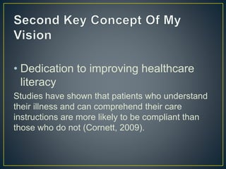 nursing leadership vision | PPTX