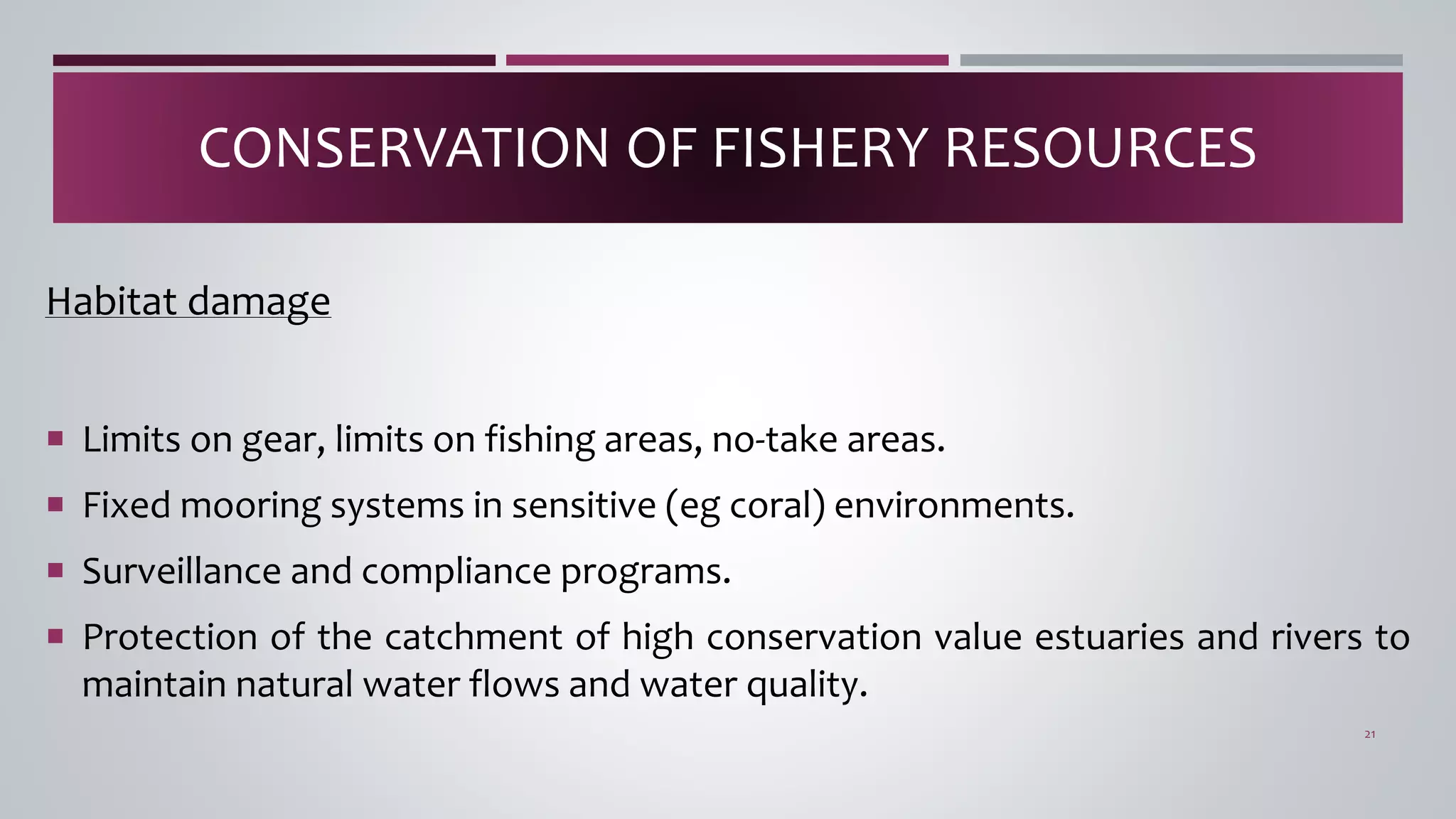 Fishery resources ppt | PPTX