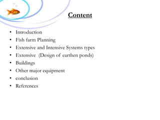 Fish farm design & construction | PPTX | Fishing Sports | Sports