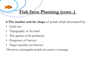 Fish farm design & construction | PPTX | Fishing Sports | Sports