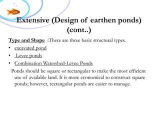 Fish farm design & construction | PPTX