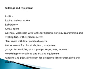 FISH FARM - DESIGN & CONSTRUCTION | PPTX