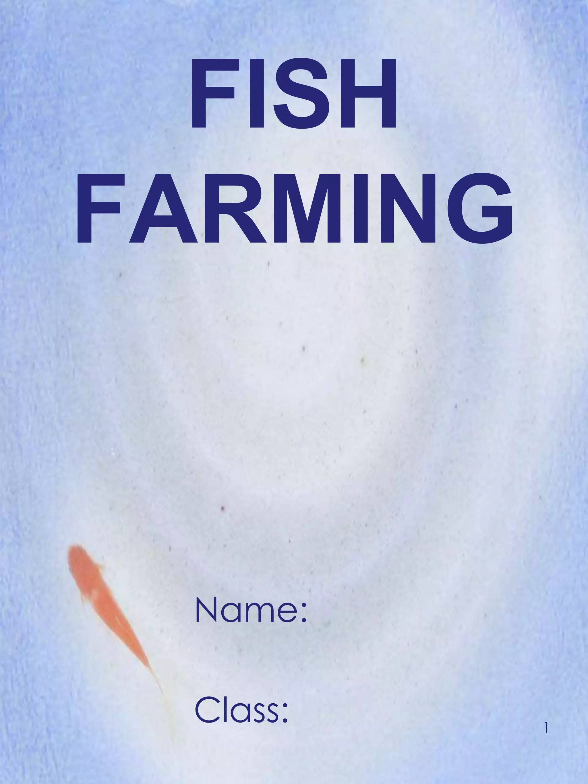 Fish farming | PPTX