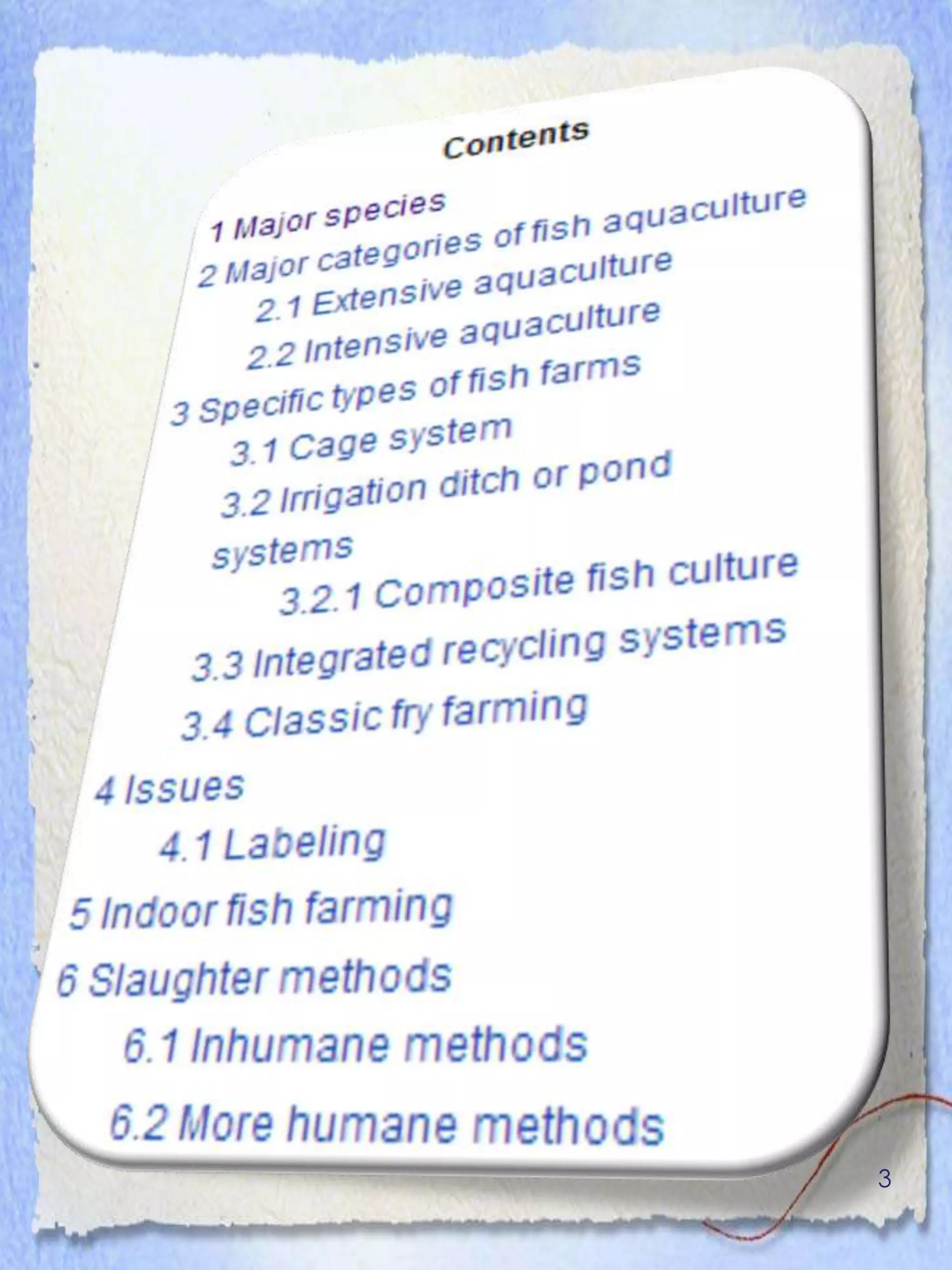 Fish farming | PPTX