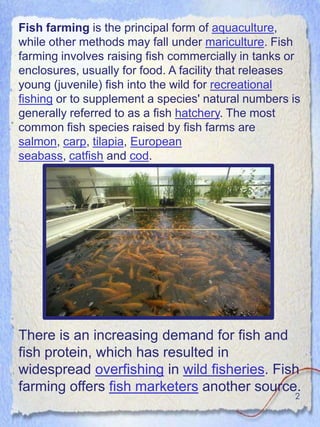 Fish farming | PPTX