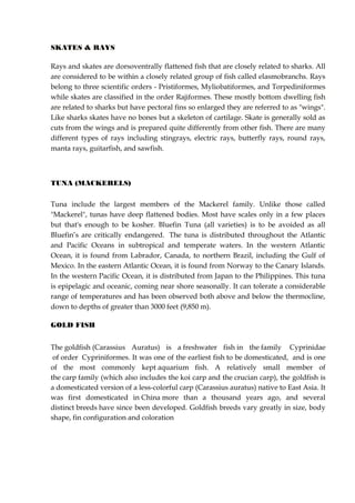 FISH SEED PRODUCTION & CULTIVABLE FISH SPECIES WITH FISH CUM DUCK ...