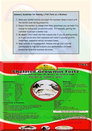 Fish Farming Business Planning | PDF