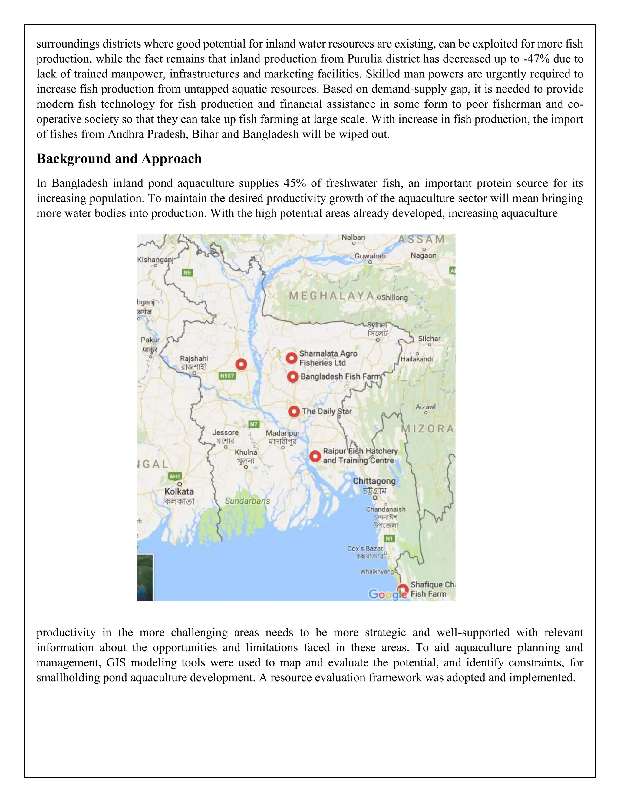 Fish farming gis | PDF