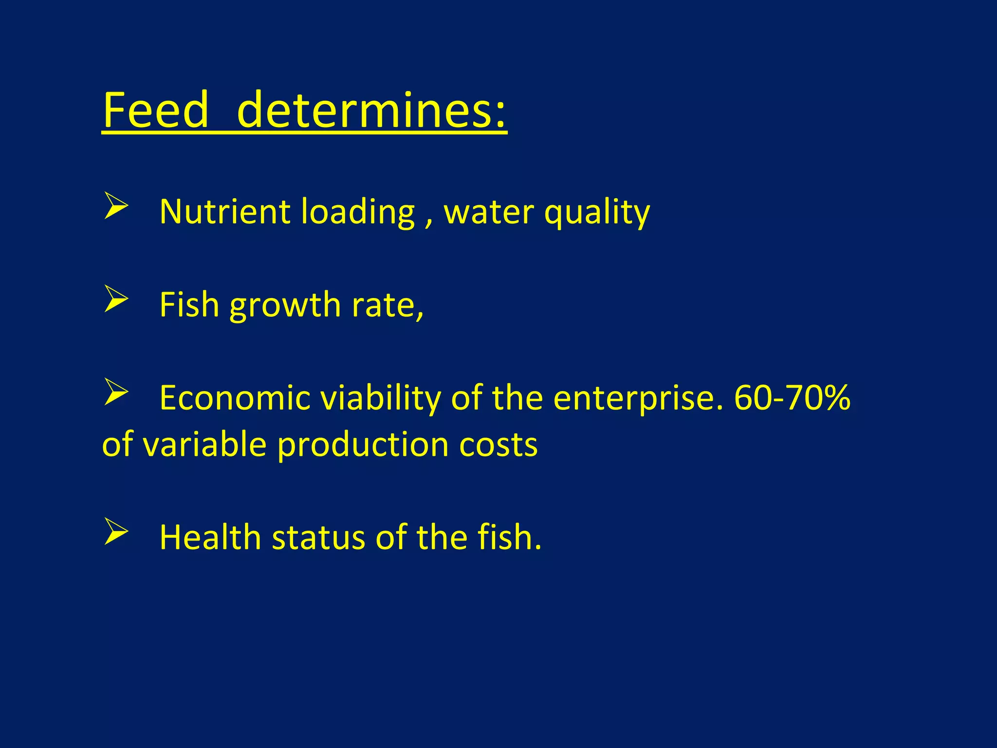 Fish feed and feeding | PPT