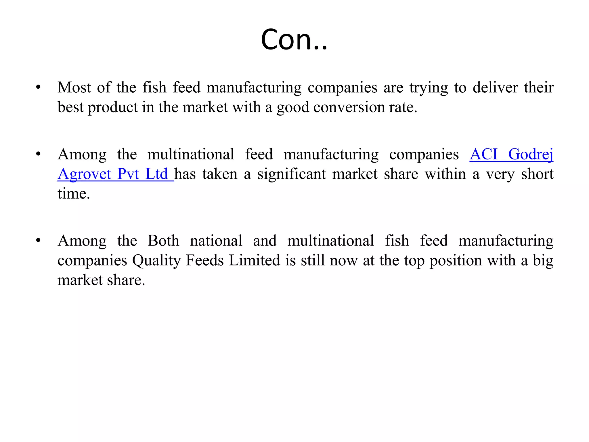 Name of Fish Feed and Animal Feed Industry in Bangladesh | PPTX