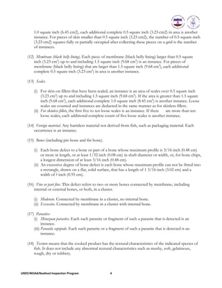 Grading for Fish Fillet Blocks | PDF